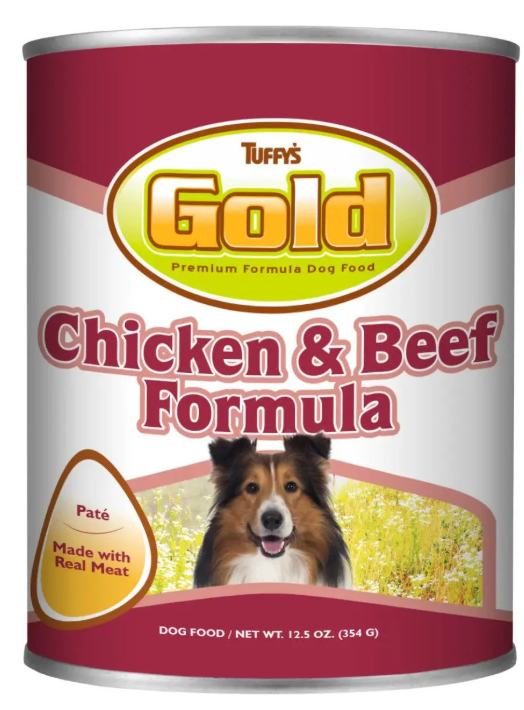 Tuffy's Gold Chicken & Beef Canned Dog Food 12ea/12.5 oz – Pet Paradise ...